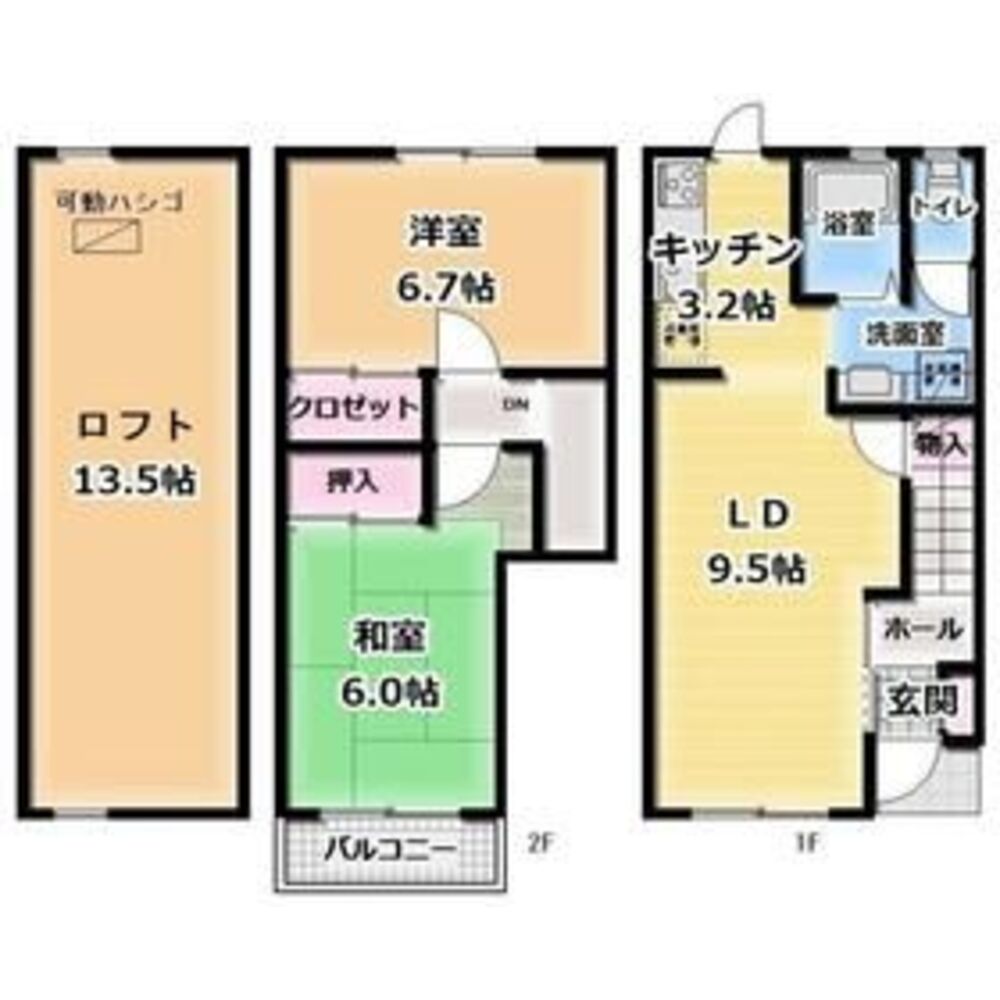 横浜線 菊名駅 地上2階建て 築34年 神奈川県横浜市鶴見区馬場7 (9.3万円／2LDK／59.5㎡)｜賃貸物件(賃貸マンション・アパート・一戸建て)の住宅情報・お部屋探しならYahoo!不動産