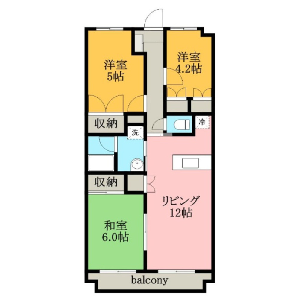 東海道本線（JR東海） 焼津駅 4階建 築30年 静岡県焼津市石津港町 (4.5万円／3LDK (和6 洋5 洋4.5 LDK12.0)／65.49㎡)｜賃貸物件(賃貸マンション・アパート ...