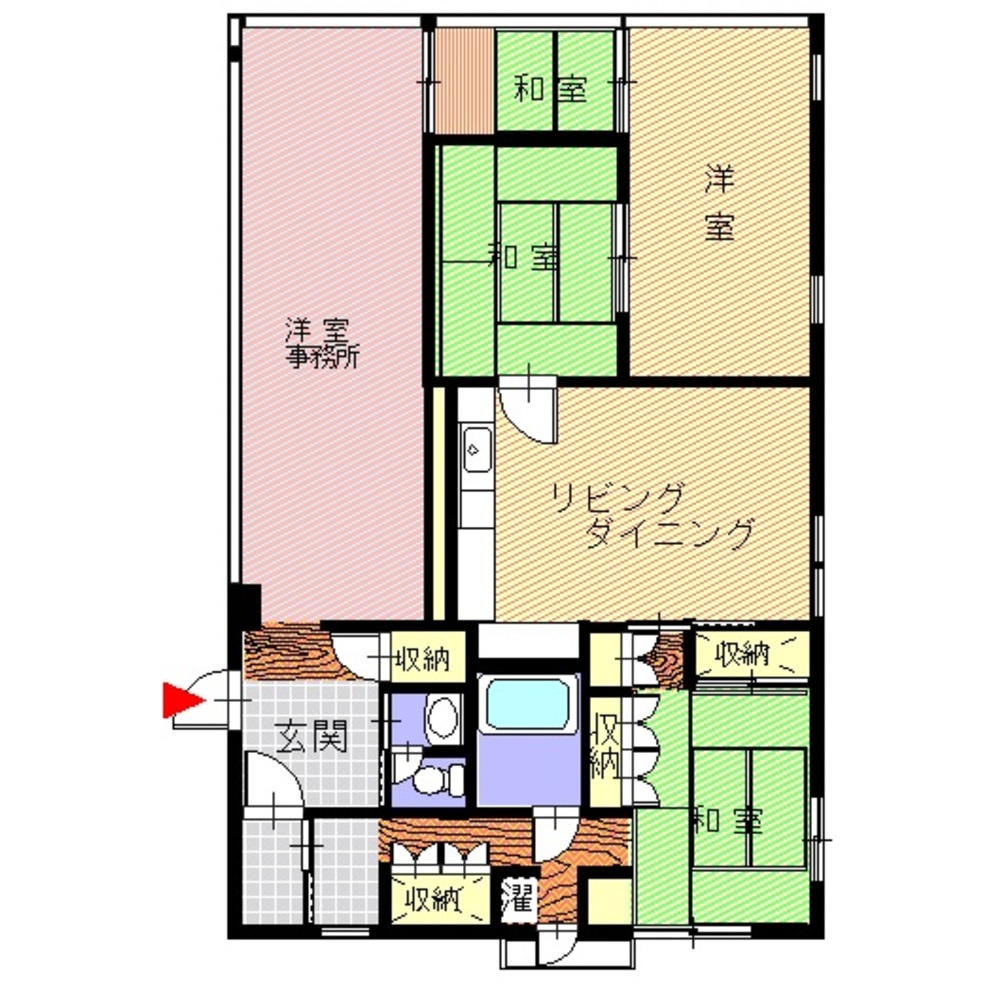 白洋ビル 神奈川県小田原市風祭 (12万円／4SLDK (和6 和6 和2 洋15)／120.25㎡)｜賃貸物件(賃貸マンション・アパート・一戸建て)の住宅情報・お部屋探しならYahoo!不動産