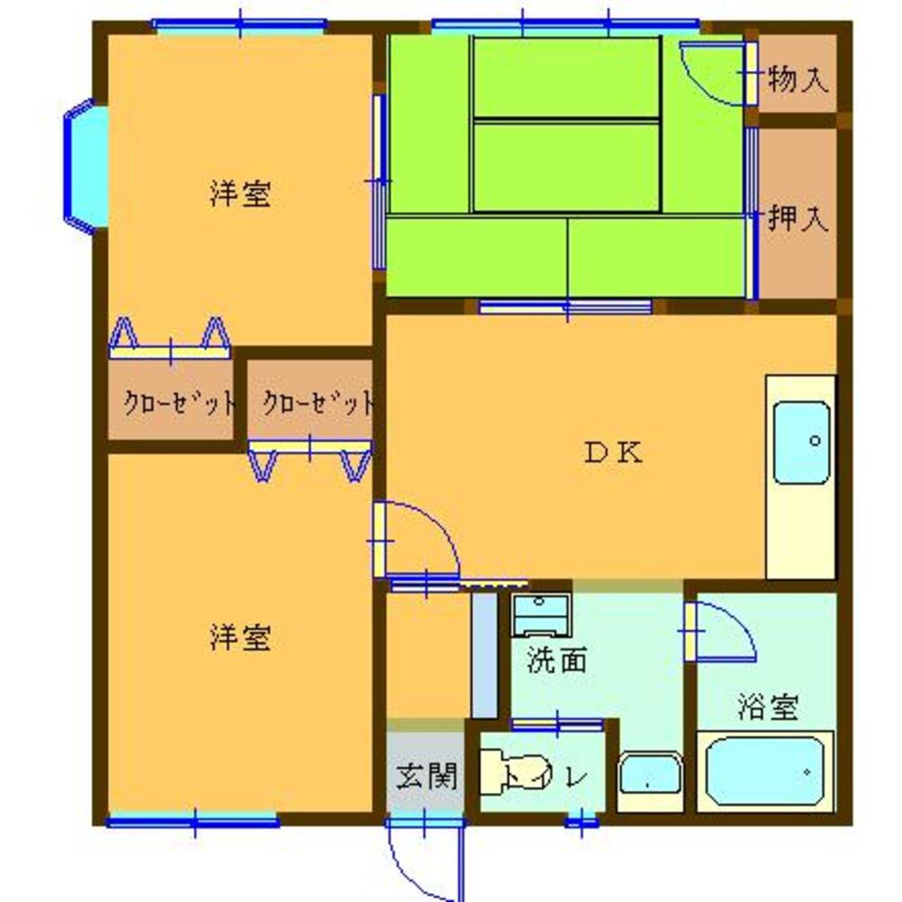 サクラコーポ 埼玉県行田市長野3 (5万円／3DK (和6 洋6 洋5.2 DK7.5)／55.08㎡)｜賃貸物件(賃貸マンション・アパート・一戸建て)の住宅情報・お部屋探しならYahoo!不動産