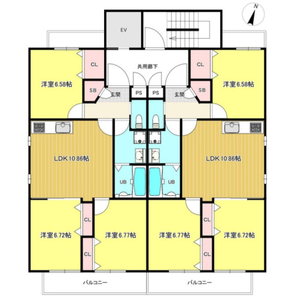 プルメリア与野 埼玉県さいたま市浦和区上木崎2 (19万円／3LDK (洋6.7 洋6.7 洋6.5 LDK10.8)／68.72㎡)｜賃貸物件(賃貸マンション・アパート・一戸建て)の住宅情報 ...