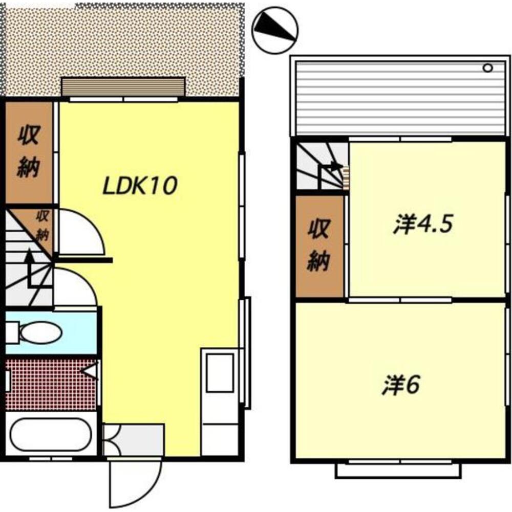 工藤グリーンハイツ 埼玉県朝霞市根岸台2 (7万円／2LDK (洋6 洋4.5 LDK10)／43.3㎡)｜賃貸物件(賃貸マンション・アパート・一戸建て)の住宅情報・お部屋探しならYahoo!不動産