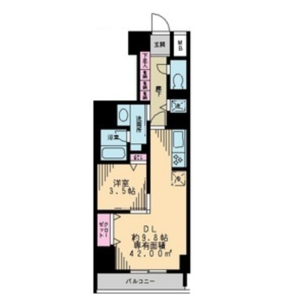 都営浅草線 宝町駅 11階建 築18年 東京都中央区八丁堀3 (18.9万円／1DK／42㎡)｜賃貸物件(賃貸マンション・アパート・一戸建て)の住宅情報・お部屋探しならYahoo!不動産