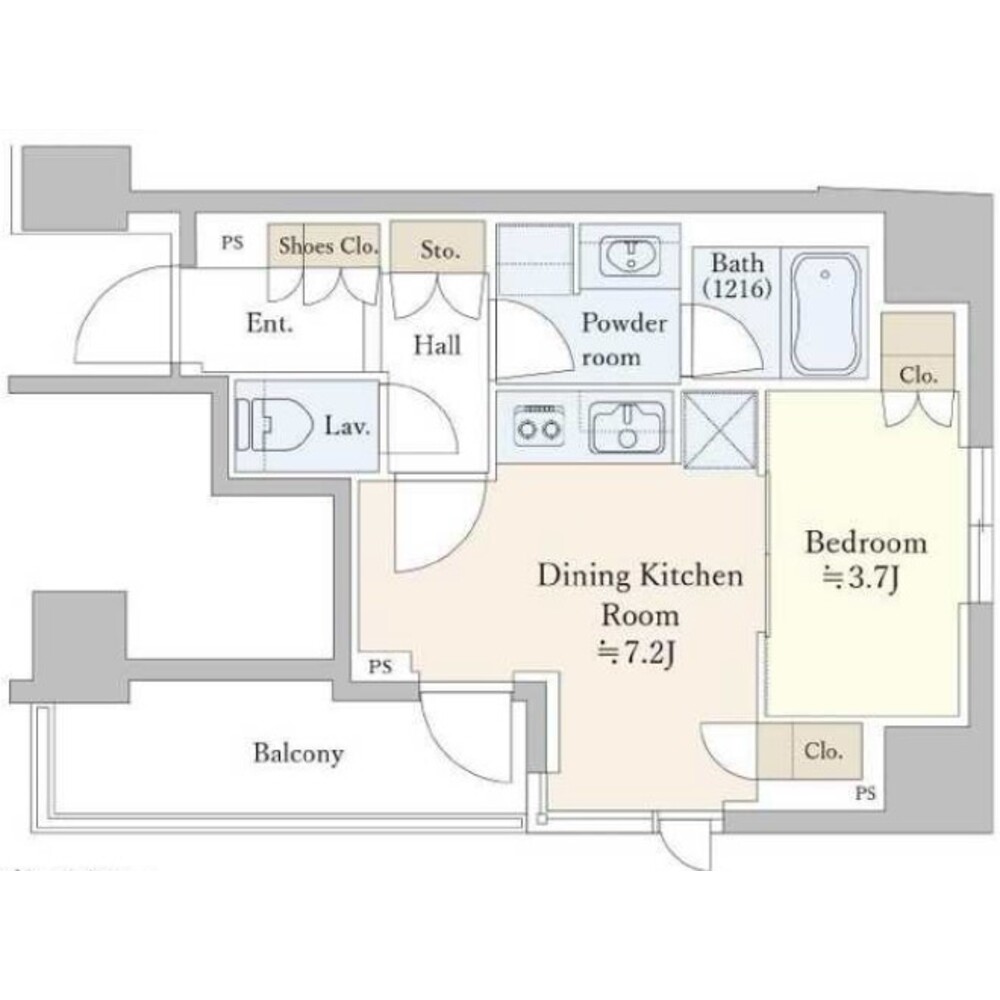 リビオレゾン三田 東京都港区芝5 (19万円／1LDK (洋3.7 DK7.2)／33.73㎡)｜賃貸物件(賃貸マンション・アパート・一戸建て)の住宅情報・お部屋探しならYahoo!不動産