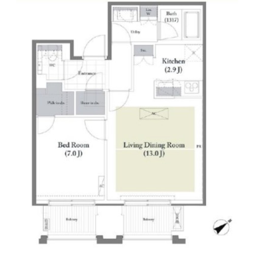 ベイサイド竹芝 東京都港区海岸1 (24.3万円／1LDK (洋7 LDK15.9)／55.17㎡)｜賃貸物件(賃貸マンション・アパート・一戸建て)の住宅情報・お部屋探しならYahoo!不動産