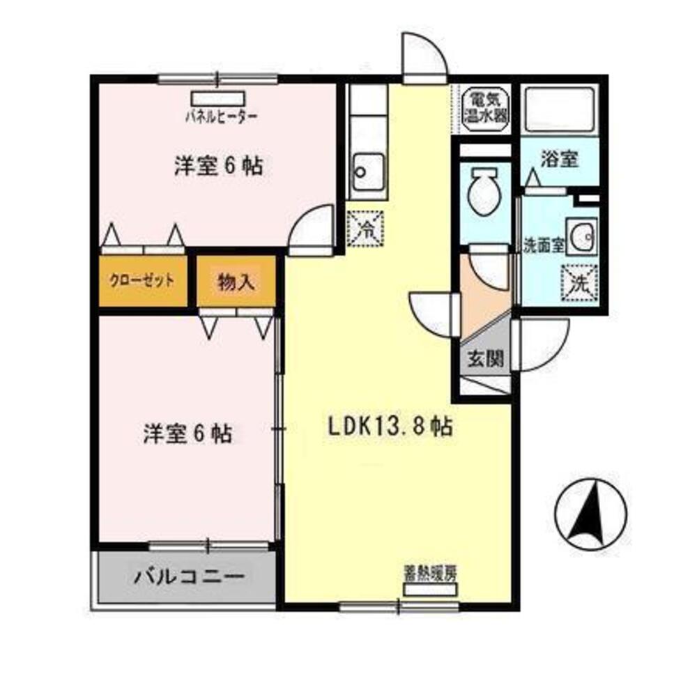 グレイススクエア菊水元町 二号館 北海道札幌市白石区菊水元町九条1 (7万円／2LDK (洋6 洋6 LD10.7K3.5)／55.5㎡)｜賃貸物件(賃貸マンション・アパート・一戸建て)の住宅 ...