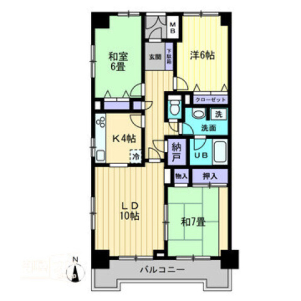 パシフィック花ノ宮 香川県高松市花ノ宮町2 (8.5万円／3LDK (LDK)／79.56㎡)｜賃貸物件(賃貸マンション・アパート・一戸建て)の住宅情報・お部屋探しならYahoo!不動産