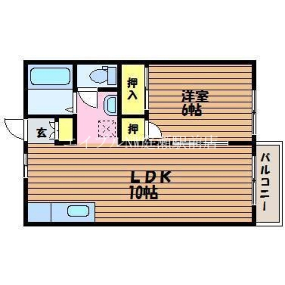 AQUA 岡山県岡山市北区庭瀬 (4.9万円／1LDK (洋6 LDK10)／34.78㎡)｜賃貸物件(賃貸マンション・アパート・一戸建て)の住宅情報・お部屋探しならYahoo!不動産