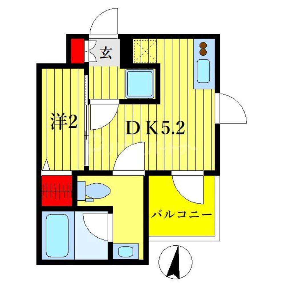 AZEST金町 東京都葛飾区金町4 (6.7万円／1DK (洋2 DK5.2)／20.57㎡)｜賃貸物件(賃貸マンション・アパート・一戸建て)の住宅情報・お部屋探しならYahoo!不動産