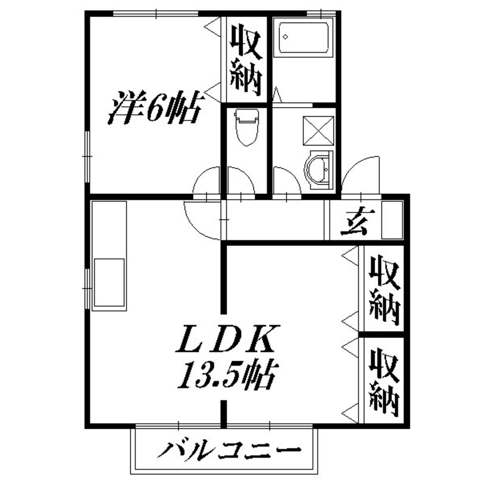東海道本線（JR東海） 天竜川駅 2階建 築31年 静岡県浜松市中央区和田町 (6.4万円／1LDK (洋6 LDK13.5)／47.94㎡)｜賃貸物件(賃貸マンション・アパート・一戸建て)の ...