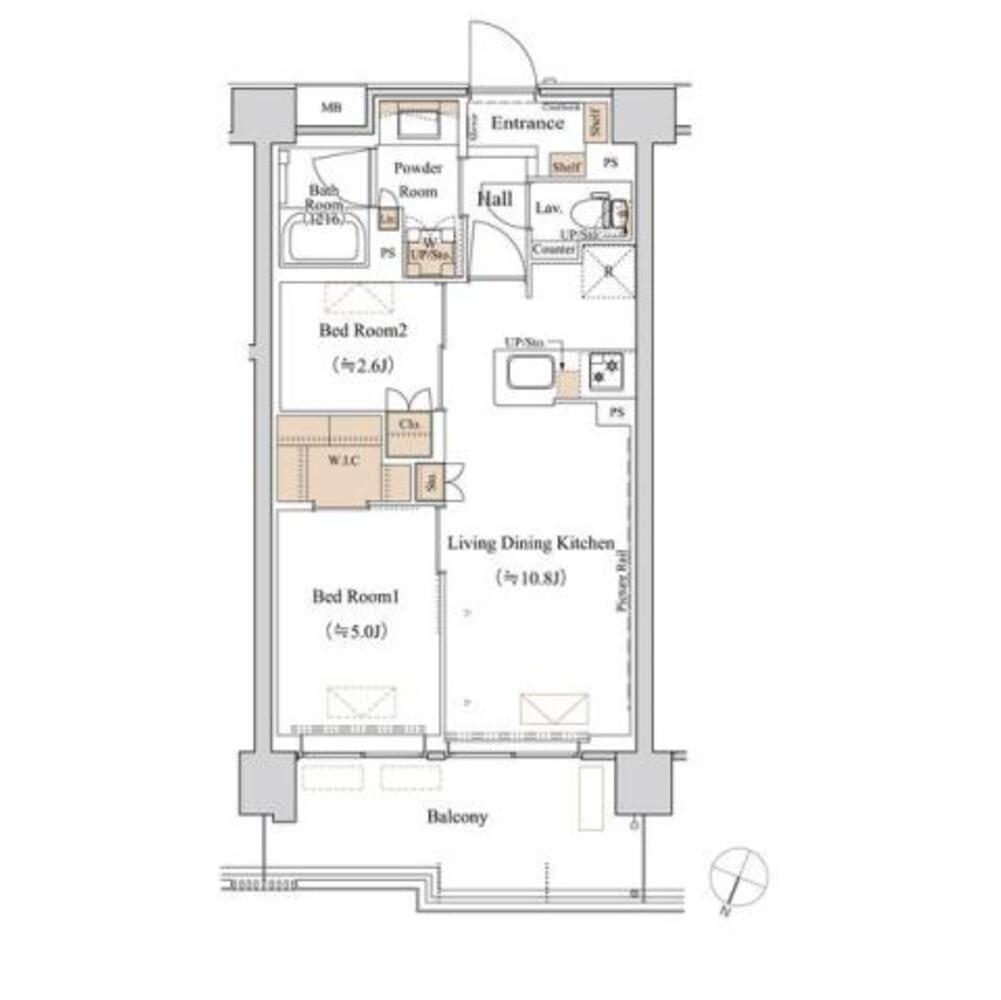 ブランシエスタ西馬込 東京都大田区仲池上1 (17.6万円／2LDK (LDK)／44.66㎡)｜賃貸物件(賃貸マンション・アパート・一戸建て)の住宅情報・お部屋探しならYahoo!不動産
