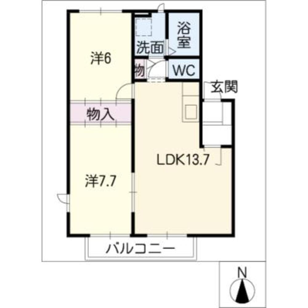 ソリアードTM B棟 愛知県春日井市高蔵寺町5 (5.7万円／2LDK／57.13㎡)｜賃貸物件(賃貸マンション・アパート・一戸建て)の住宅情報・お部屋探しならYahoo!不動産