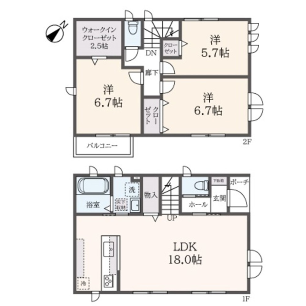 登戸新町戸建1号棟 神奈川県川崎市多摩区登戸新町 (23万円／3LDK (洋6.7 洋6.7 洋5.7 LDK18)／87.77㎡)｜賃貸物件(賃貸マンション・アパート・一戸建て)の住宅情報 ...