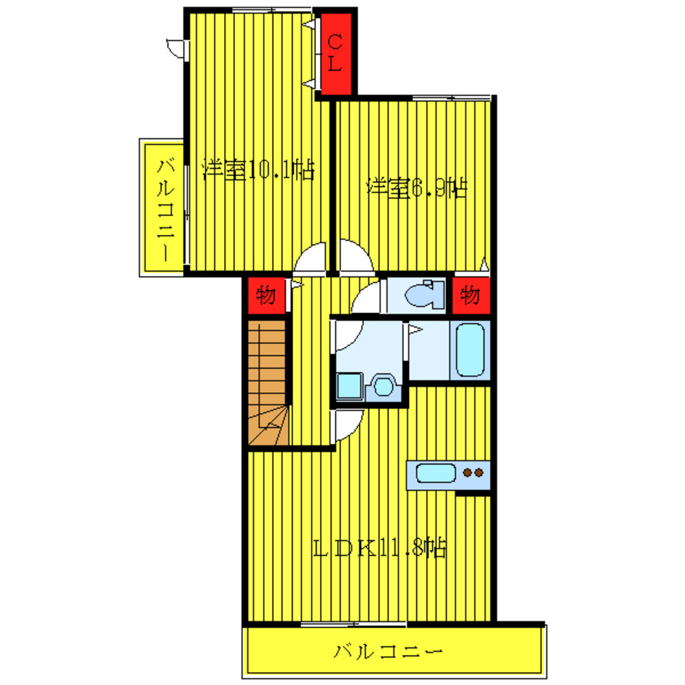 グリーンテラスサントク 東京都北区滝野川3 (18万円／2LDK (洋10.1 洋6.9 LDK11.8)／70.42㎡)｜賃貸物件(賃貸マンション・アパート・一戸建て)の住宅情報・お部屋探し ...