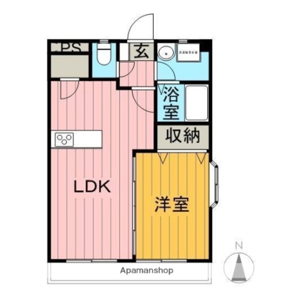 青木マンション 群馬県前橋市今井町 (4.5万円／1LDK (LDK)／41.25㎡)｜賃貸物件(賃貸マンション・アパート・一戸建て)の住宅情報・お部屋探しならYahoo!不動産