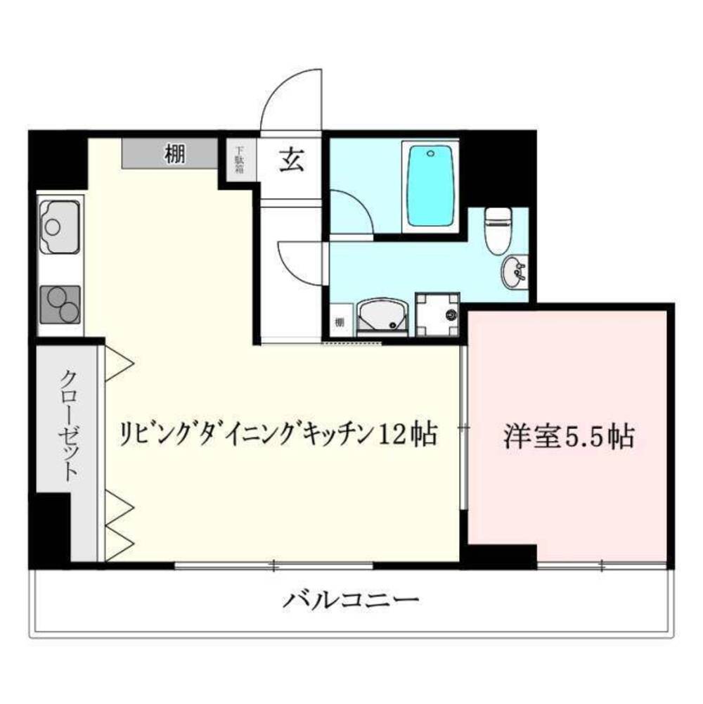 エスペランサ勝山 愛媛県松山市勝山町2 (5.9万円／1LDK (洋5.5 LDK12)／47.16㎡)｜賃貸物件(賃貸マンション・アパート・一戸建て)の住宅情報・お部屋探しならYahoo!不動産