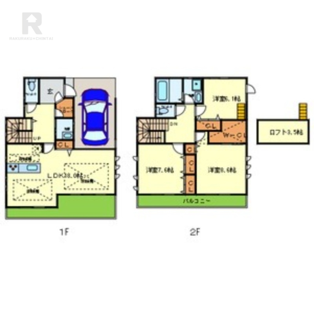 おおさか東線 JR長瀬駅 地上2階建 築13年 大阪府東大阪市寿町2 (14.8万円／3LDK (洋8.6 洋7.6 洋6.1 LDK18)／107.76㎡)｜賃貸物件(賃貸マンション ...