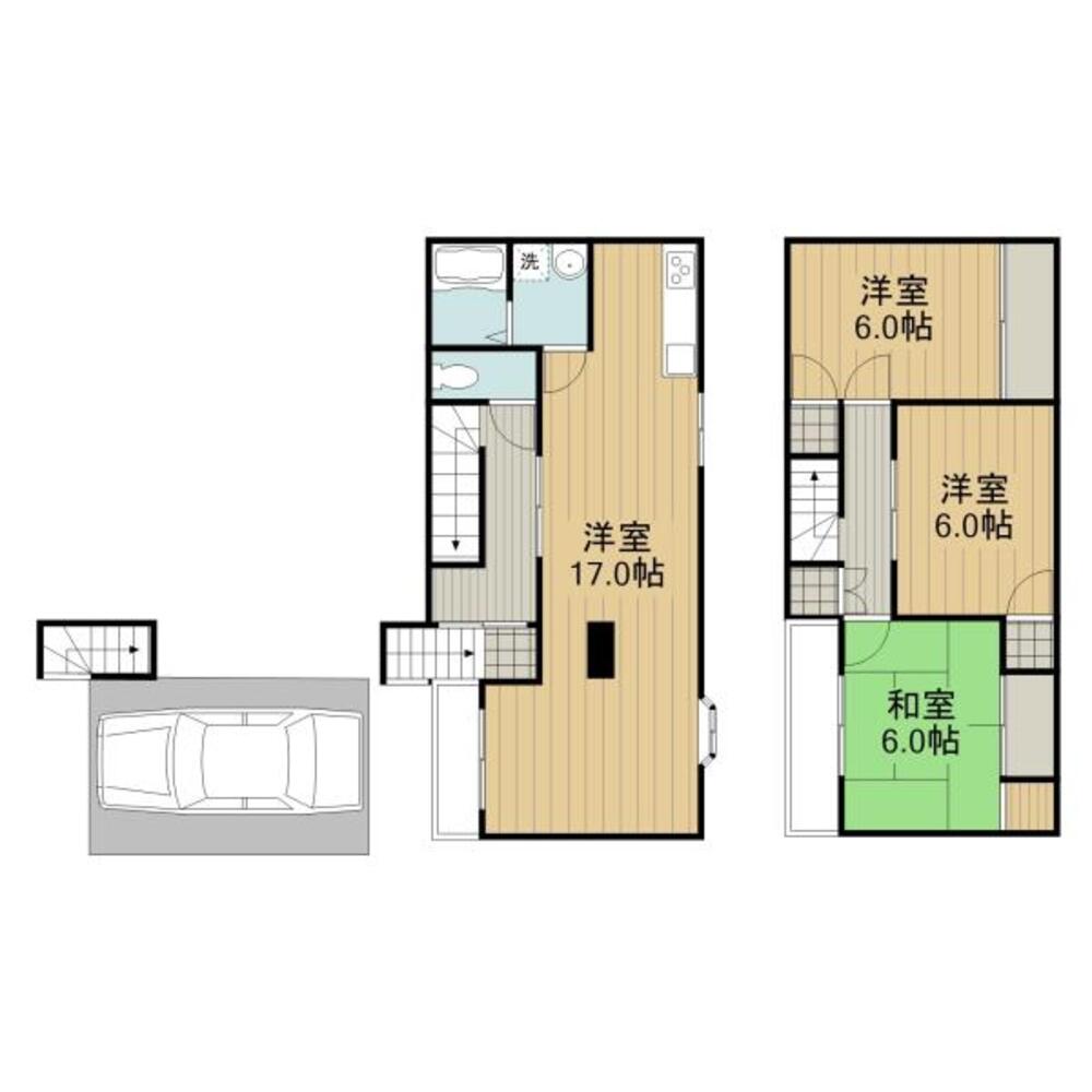 南野2丁目借家 大阪府四條畷市南野2 (8万円／3LDK (LDK)／95.69㎡)｜賃貸物件(賃貸マンション・アパート・一戸建て)の住宅情報・お部屋探しならYahoo!不動産