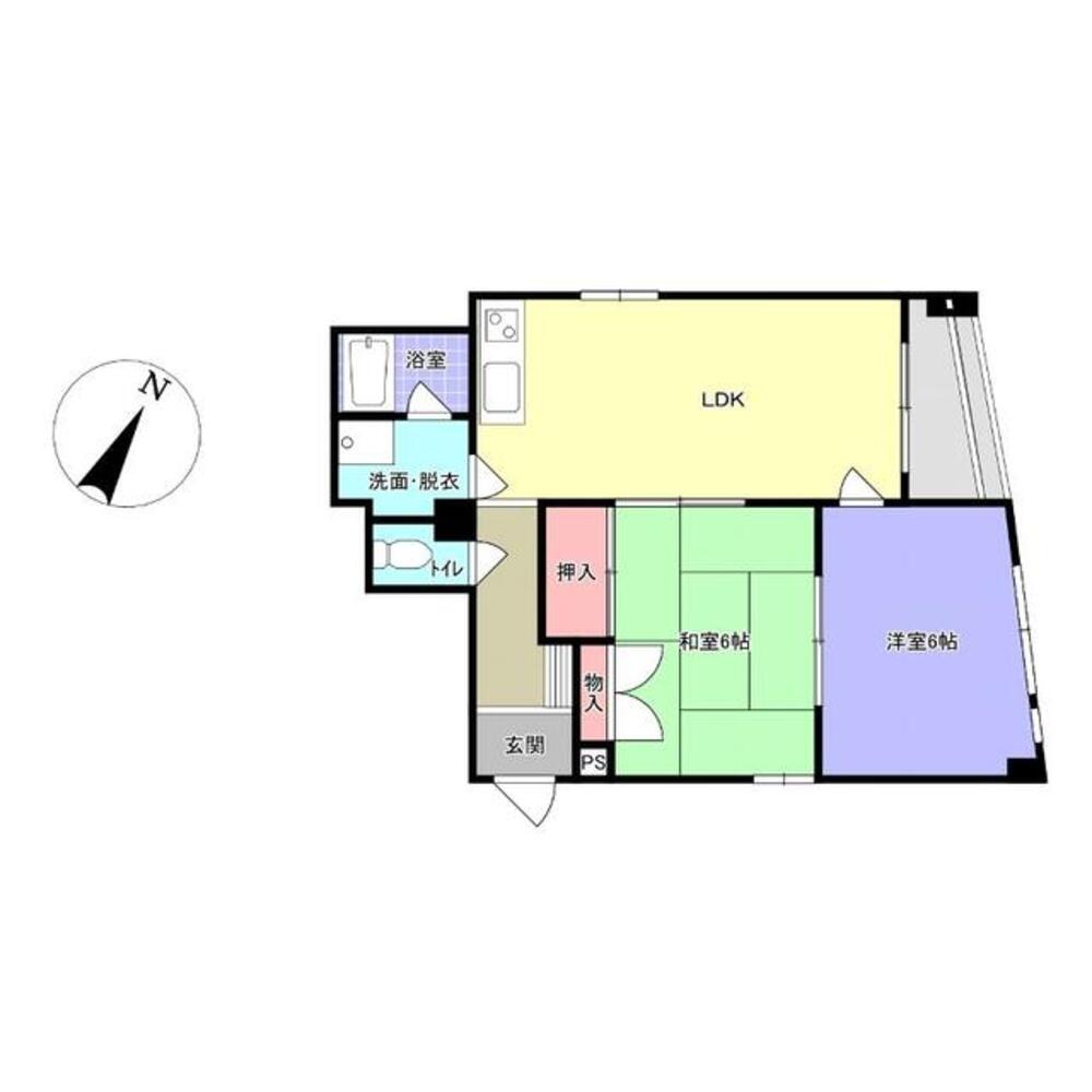 ラ・コルテ長住 福岡県福岡市南区桧原1 (5万円／2LDK／55.28㎡)｜賃貸物件(賃貸マンション・アパート・一戸建て)の住宅情報・お部屋探しならYahoo!不動産