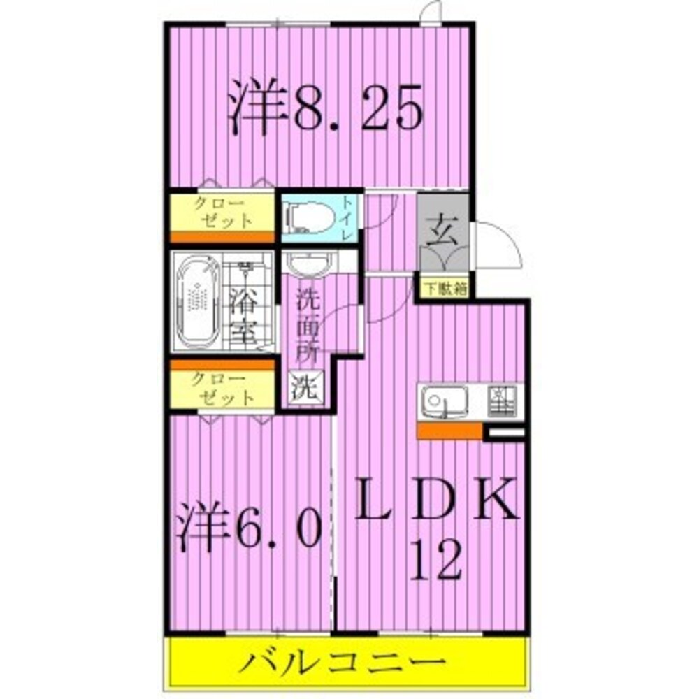 porte bleue(ポルトブルー) 東京都足立区花畑2 (10.6万円／2LDK (洋8.2 洋6 LDK12)／58.07㎡)｜賃貸物件(賃貸マンション・アパート・一戸建て)の住宅情報 ...