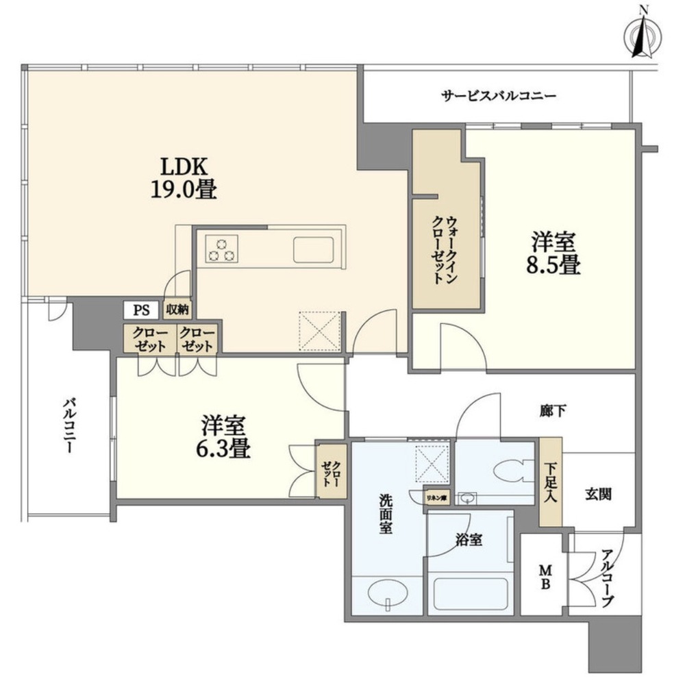 グランドメゾン新梅田タワー 大阪府大阪市北区大淀南2 (31.5万円／2LDK／82.01㎡)｜賃貸物件(賃貸マンション・アパート・一戸建て)の住宅情報・お部屋探しならYahoo!不動産