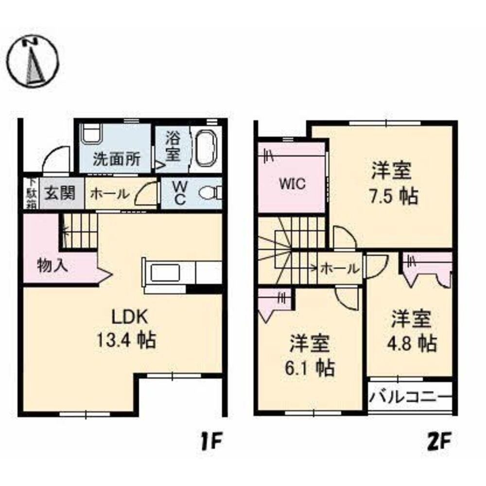 グランマスト林町 D棟 香川県高松市林町 (7.5万円／3LDK (洋7.5 洋6.1 洋4.8 LDK13.4)／80.2㎡)｜賃貸物件(賃貸マンション・アパート・一戸建て)の住宅情報・お ...