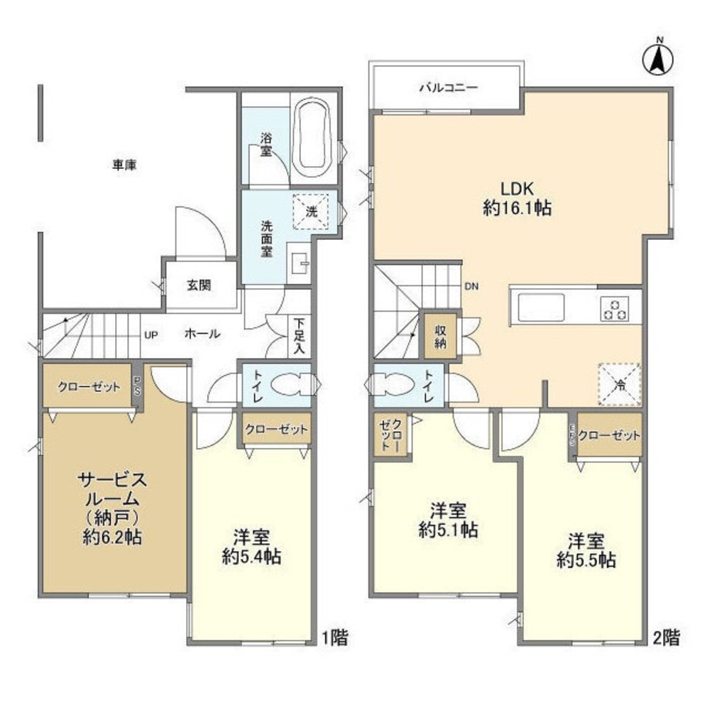 Kolet成増(コレットナリマス) 東京都板橋区赤塚4 (25.9万円／4LDK (洋6.2 洋5.5 洋5.4 洋5.1 LDK16.1)／85.08㎡)｜賃貸物件(賃貸マンション・アパート ...