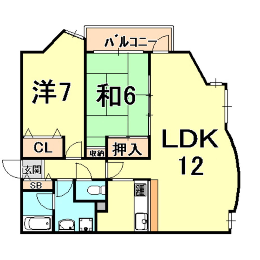阪急甲陽線 苦楽園口駅 4階建 築35年 兵庫県西宮市越水町 (9万円／2LDK (和6 洋7 LDK12)／71.38㎡)｜賃貸物件(賃貸マンション・アパート・一戸建て)の住宅情報・お ...