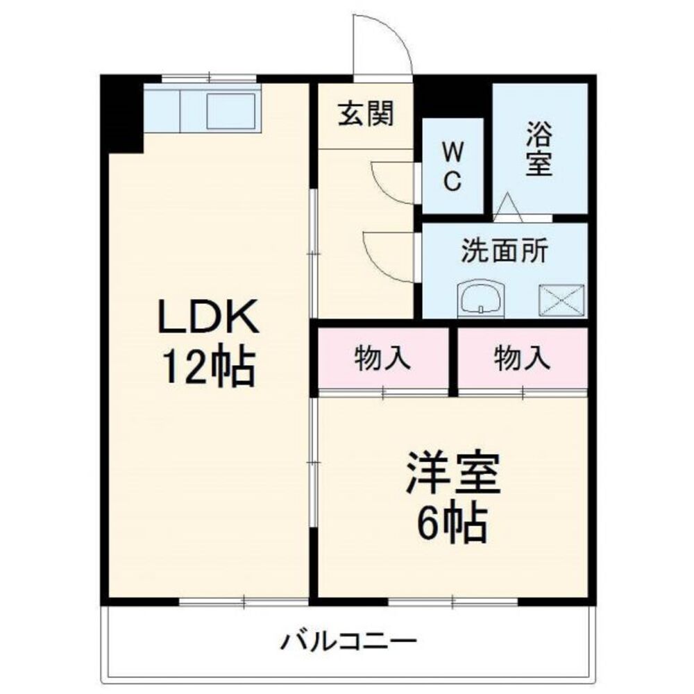 東海道本線（JR東海） 天竜川駅 3階建 築37年 静岡県浜松市中央区原島町 (4.5万円／1LDK (洋6 LDK12.0)／42.66㎡)｜賃貸物件(賃貸マンション・アパート・一戸建て)の ...
