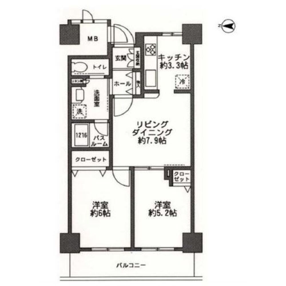 イーストコア曳舟一番館 東京都墨田区京島1 (23万円／2LDK (洋6 洋5.2 LDK11.2)／52.68㎡)｜賃貸物件(賃貸マンション・アパート・一戸建て)の住宅情報・お部屋探しなら ...