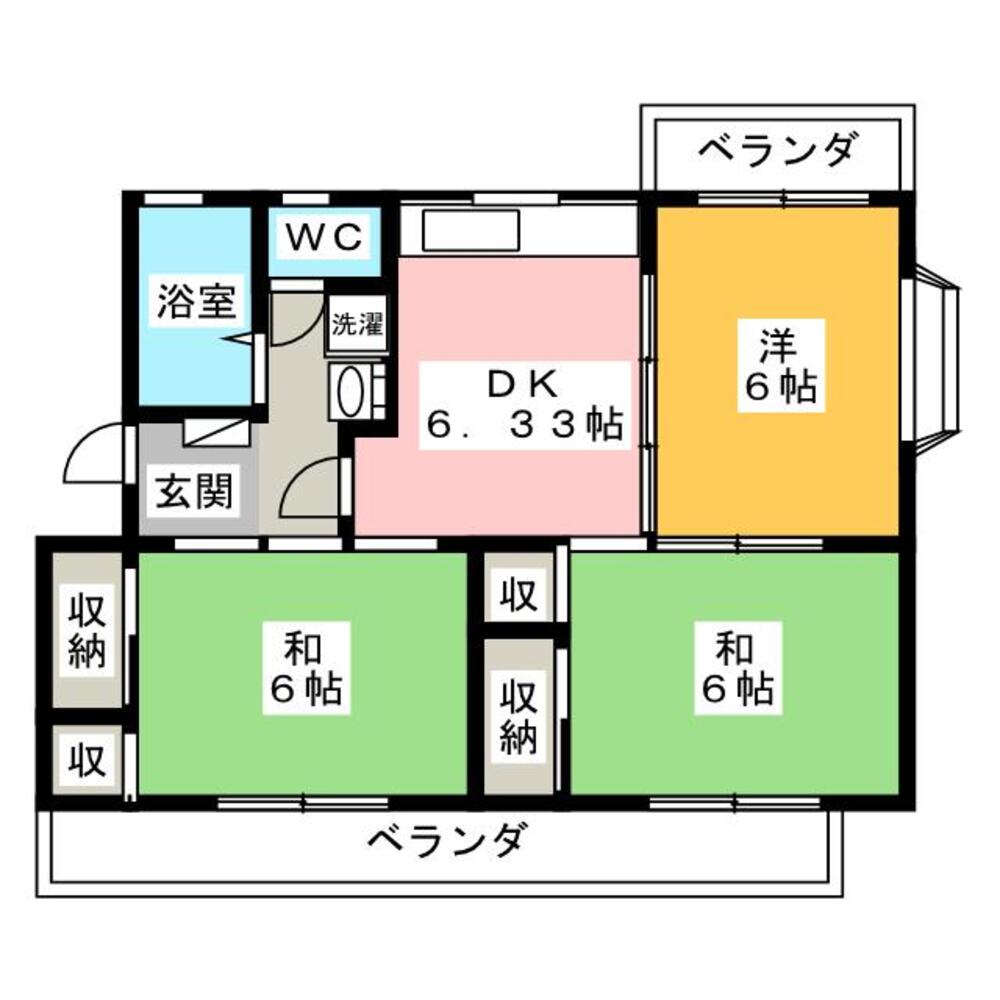 コーポ富士見 静岡県静岡市清水区村松原1 (5.3万円／3DK／53.92㎡)｜賃貸物件(賃貸マンション・アパート・一戸建て)の住宅情報・お部屋探しならYahoo!不動産
