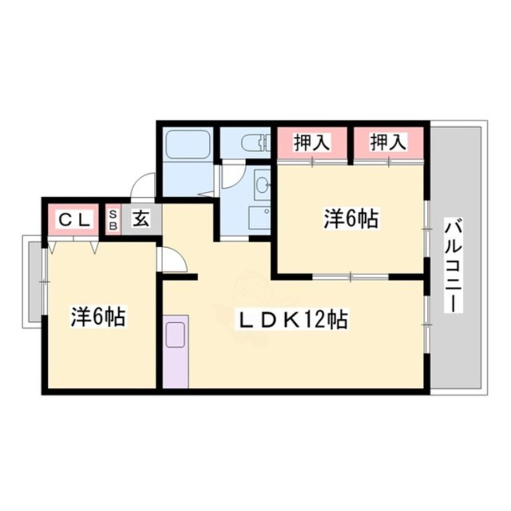 プレステージ21 兵庫県姫路市飾磨区構2 (5.5万円／2LDK (洋6 洋6 LDK12)／53.68㎡)｜賃貸物件(賃貸マンション・アパート・一戸建て)の住宅情報・お部屋探しならYahoo!不動産