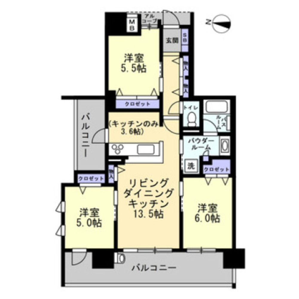 アルファステイツ飯塚駅 福岡県飯塚市堀池 (15万円／3LDK (LDK)／68.73㎡)｜賃貸物件(賃貸マンション・アパート・一戸建て)の住宅情報・お部屋探しならYahoo!不動産