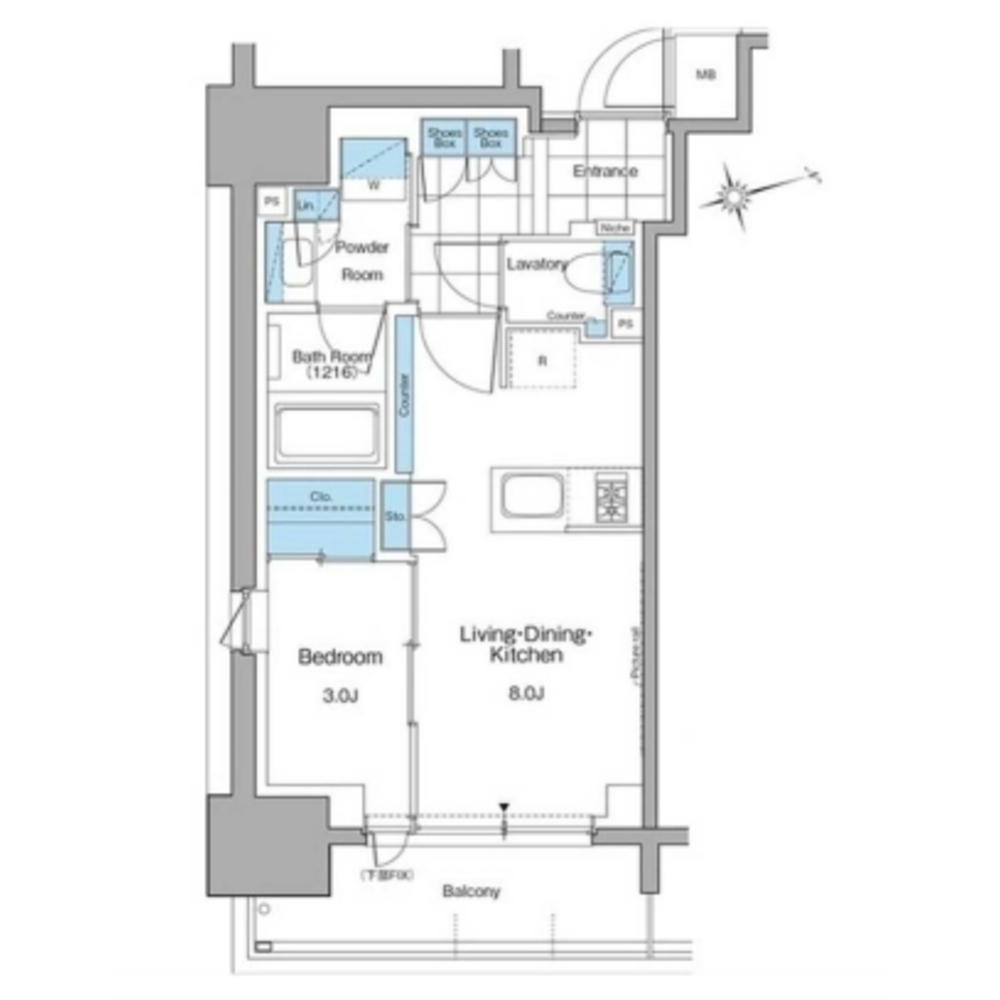 ルフォンプログレ本郷三丁目 東京都文京区本郷3 (20万円／1LDK (洋3 LDK8.0)／42.34㎡)｜賃貸物件(賃貸マンション・アパート・一戸建て)の住宅情報・お部屋探しならYahoo!不動産