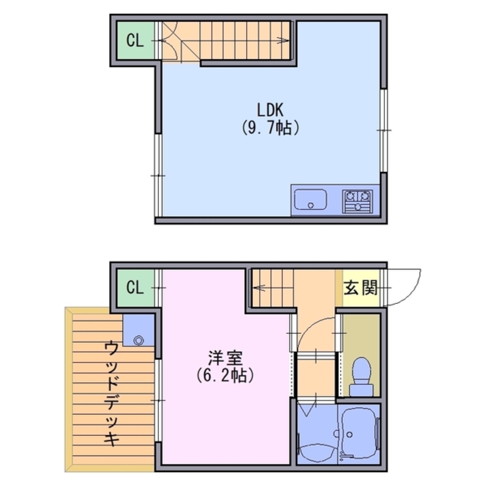 Bee house 京都府向日市寺戸町中垣内 (5.5万円／1LDK (洋6.25 LDK9.75)／37.9㎡)｜賃貸物件(賃貸マンション・アパート・一戸建て)の住宅情報・お部屋探しなら ...