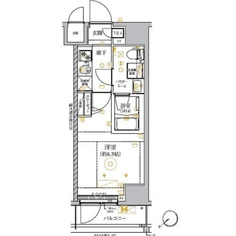 RELUXIA GRANDE横濱吉野町(リルシアグランデ) 神奈川県横浜市南区宮元町1 (6.85万円／1K (洋6.3 K1.5)／21.28㎡)｜賃貸物件(賃貸マンション・アパート・一戸 ...