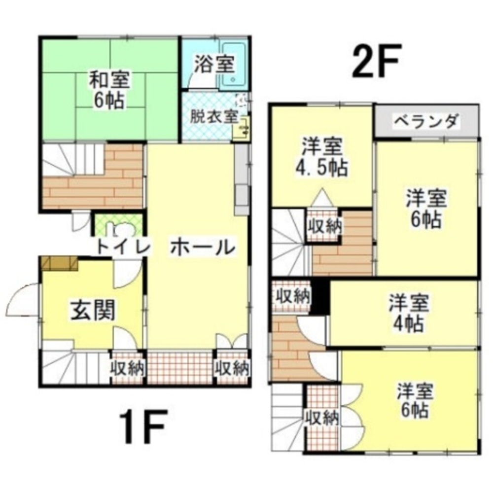 泉町我妻貸家 埼玉県坂戸市泉町 (6.3万円／5LDK (和6 洋6 洋6 洋4.5 洋4.5 LDK10)／92.9㎡)｜賃貸物件(賃貸マンション・アパート・一戸建て)の住宅情報・お部屋探し ...