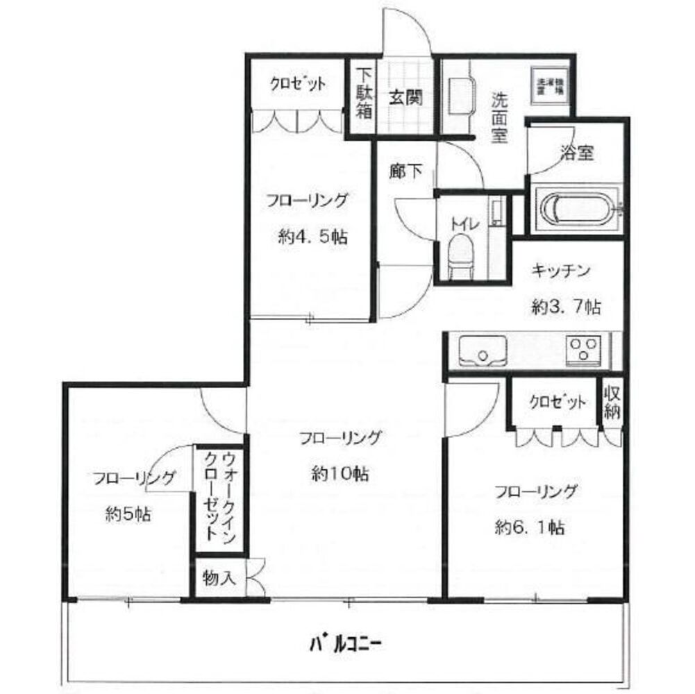 アトラスタワー西新宿 東京都新宿区西新宿6 (31.8万円／3LDK (洋6.1 洋5 洋4.5 LDK13.7)／65.34㎡)｜賃貸物件(賃貸マンション・アパート・一戸建て)の住宅情報・お ...