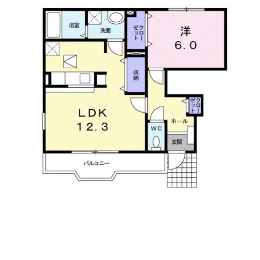 ジェルメ グラ スII 埼玉県川越市大字的場 (6.8万円／1LDK (洋6 LDK12.3)／47.71㎡)｜賃貸物件(賃貸マンション・アパート・一戸建て)の住宅情報・お部屋探しなら ...