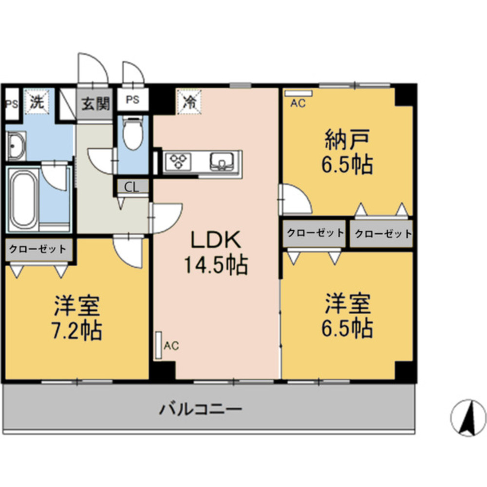 グロリオサ 広島県福山市東町3 (12万円／3LDK／75.19㎡)｜賃貸物件(賃貸マンション・アパート・一戸建て)の住宅情報・お部屋探しならYahoo!不動産