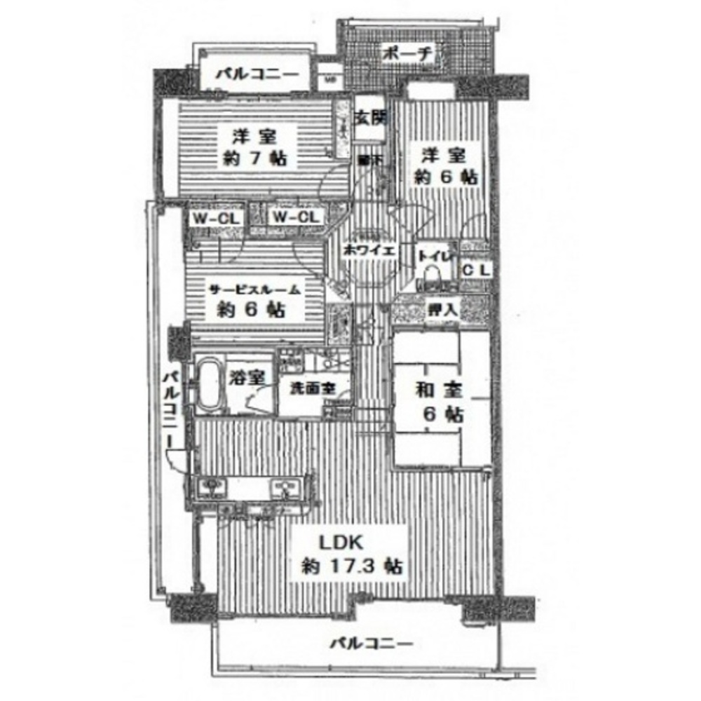 フローレンス緑井グランドアーク弐番館 広島県広島市安佐南区緑井6 (14万円／3LDK (和6 洋7 洋6 LDK17.3)／101.5㎡)｜賃貸物件(賃貸マンション・アパート・一戸建て)の ...