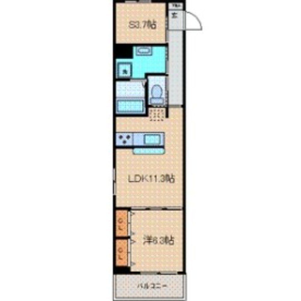 京浜東北線 川崎駅 12階建 築20年 神奈川県川崎市川崎区大島上町 (12.5万円／2LDK (洋6.3 洋3.7 LDK11.3)／52.54㎡)｜賃貸物件(賃貸マンション・アパート・一戸 ...