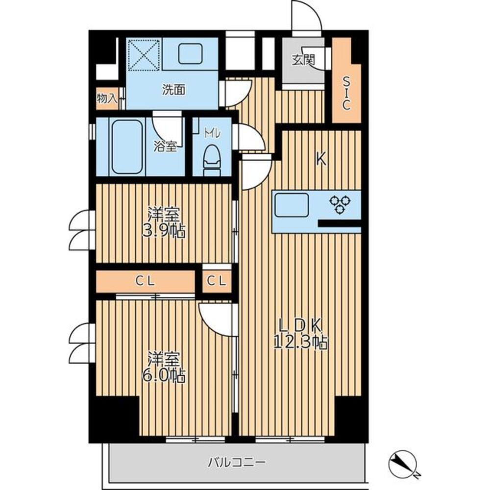 横浜市営地下鉄ブルーライン 吉野町駅 10階建 築6年 神奈川県横浜市南区新川町2 (19.8万円／2LDK／54.79㎡)｜賃貸物件(賃貸マンション・アパート・一戸建て)の住宅情報・お ...