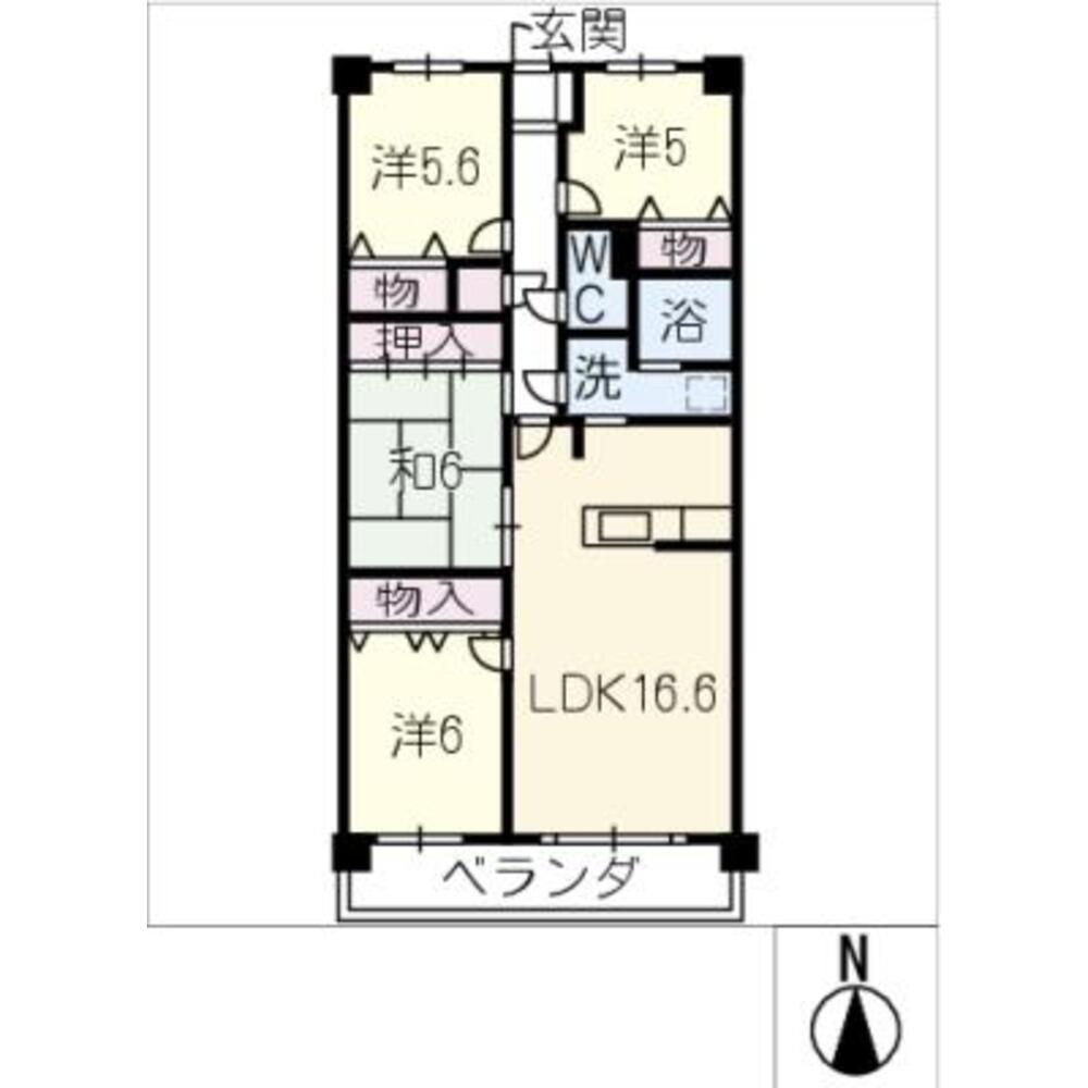 スペリア瀬戸609号 愛知県瀬戸市苗場町 (8.3万円／4LDK／82.43㎡)｜賃貸物件(賃貸マンション・アパート・一戸建て)の住宅情報・お部屋探しならYahoo!不動産