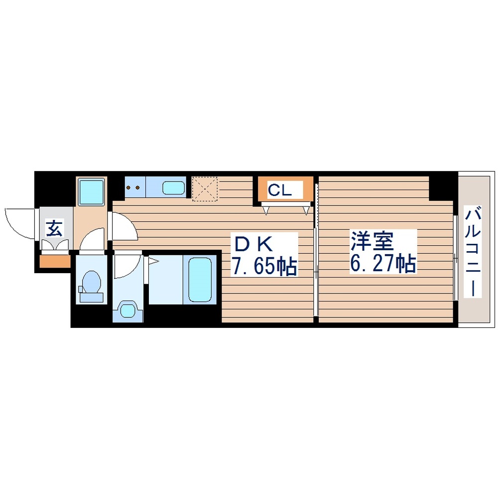 CITY連坊VII 宮城県仙台市若林区連坊小路 (6.7万円／1DK (洋6.27 DK7.65)／34.05㎡)｜賃貸物件(賃貸マンション・アパート・一戸建て)の住宅情報・お部屋探しなら ...