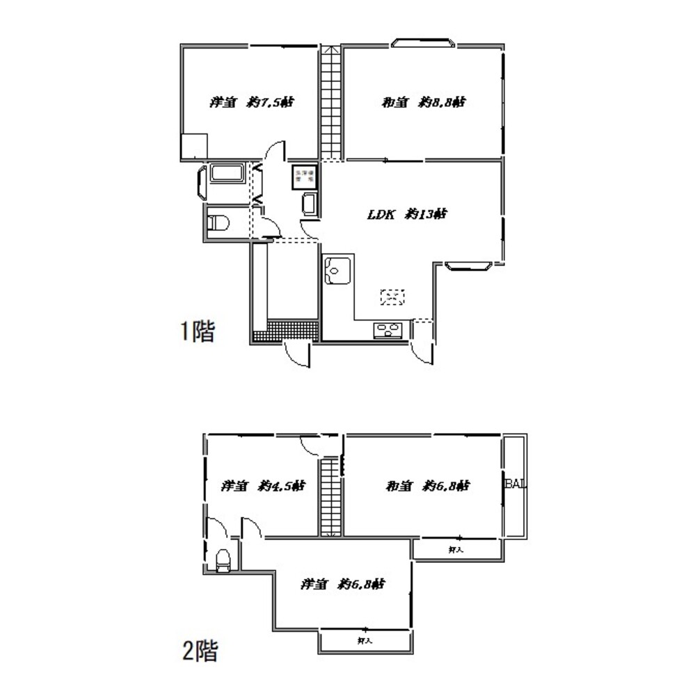 上連雀5丁目戸建て 東京都三鷹市上連雀5 (17万円／5LDK／119.82㎡)｜賃貸物件(賃貸マンション・アパート・一戸建て)の住宅情報・お部屋探しならYahoo!不動産