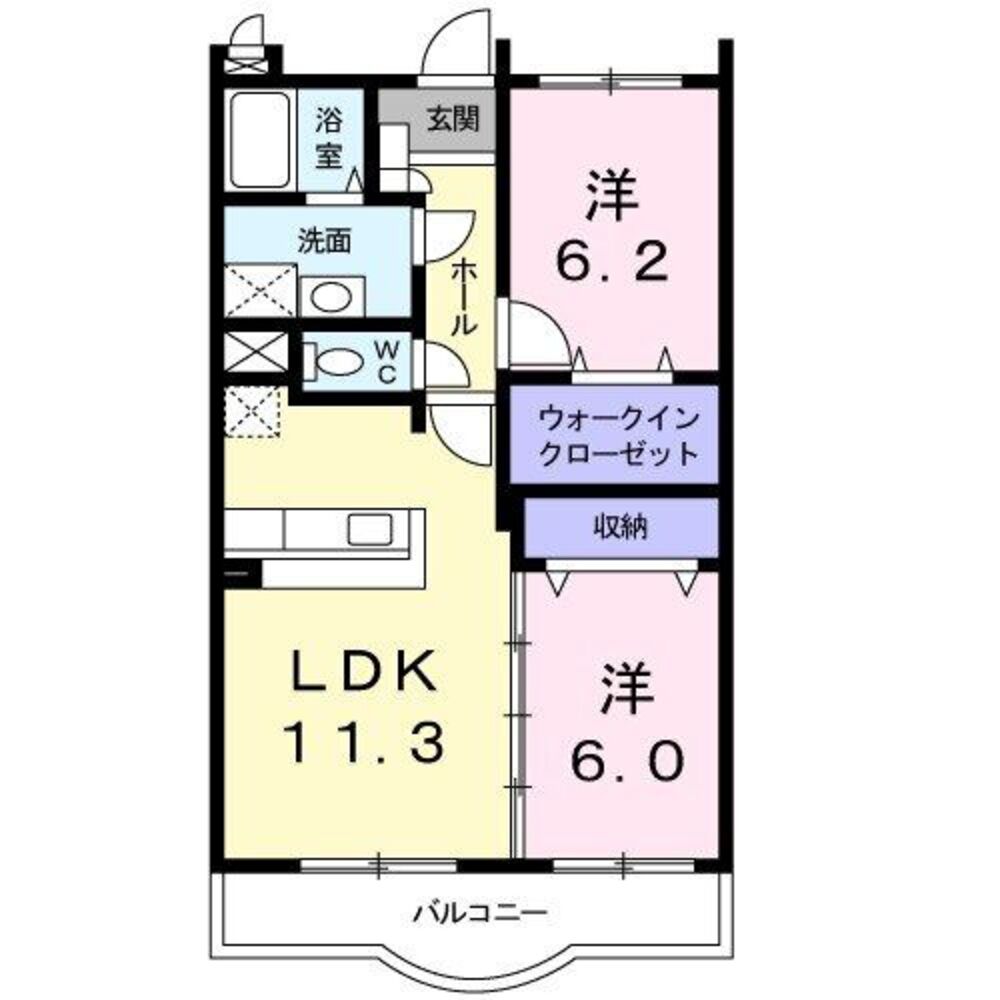 カーサ・セレノ 埼玉県新座市野火止7 (10.1万円／2LDK (洋6.2 洋6 LDK11.30)／57.08㎡)｜賃貸物件(賃貸マンション・アパート・一戸建て)の住宅情報・お部屋探しなら ...