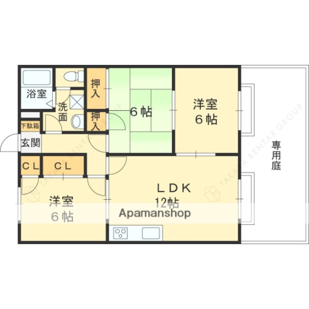 阪急今津線 甲東園駅 2階建 築29年 兵庫県西宮市段上町2 (8万円／3LDK (和6 洋6 洋6 LDK12)／66.55㎡)｜賃貸物件(賃貸マンション・アパート・一戸建て)の住宅情報・お ...