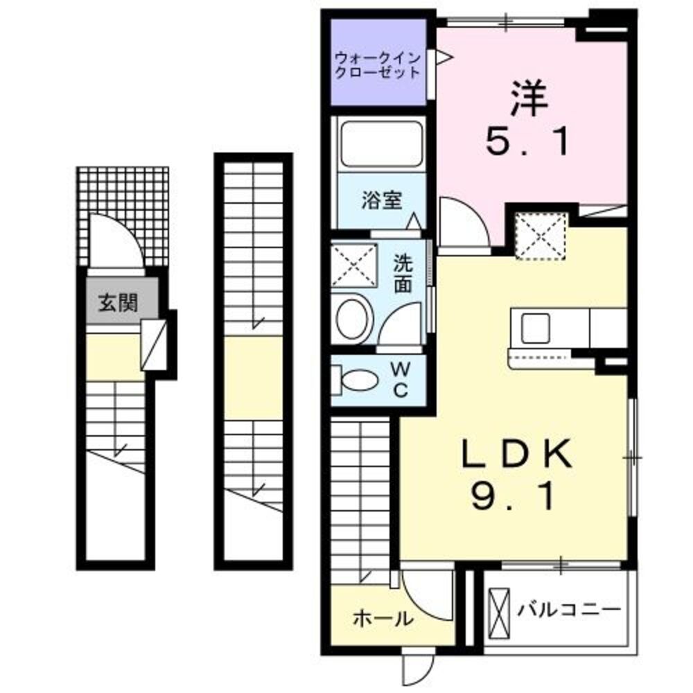 シャルモントゥIII 佐賀県佐賀市神野西3 (7万円／1LDK (洋5.1 LDK9.10)／42.2㎡)｜賃貸物件(賃貸マンション・アパート・一戸建て)の住宅情報・お部屋探しならYahoo!不動産