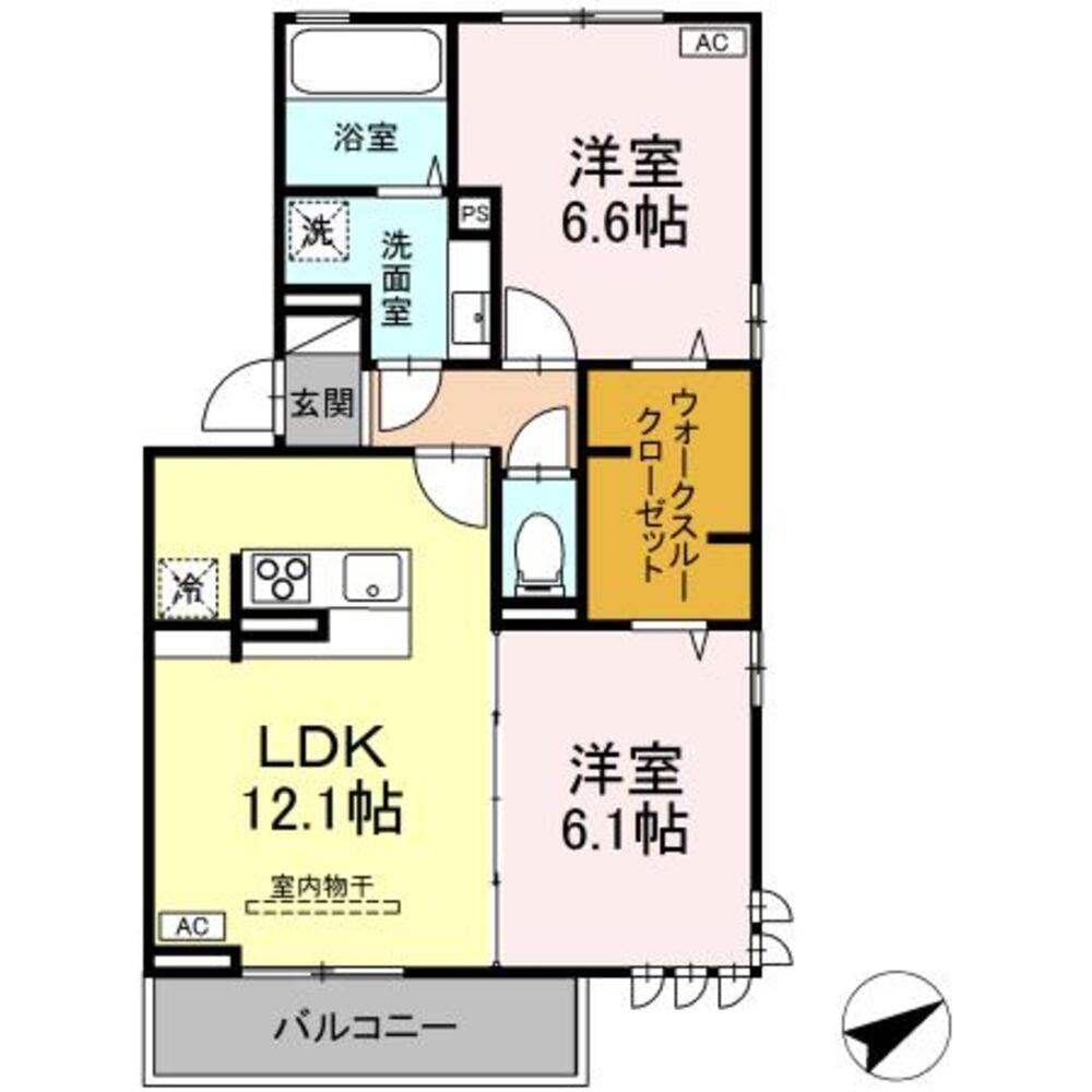 (仮)甲府市徳行5丁目PJ 山梨県甲府市徳行5 (11.9万円／2LDK (洋6.6 洋6.1 LDK12.1)／58.37㎡)｜賃貸物件(賃貸マンション・アパート・一戸建て)の住宅情報・お ...